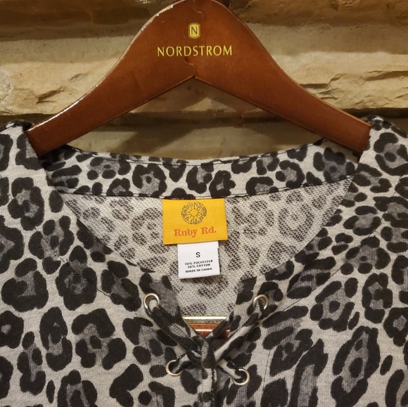 Ruby Rd. | Sweaters | Nwotruby Rd Leopard Print Top | Poshmark